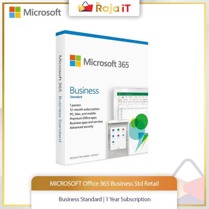 Jual Microsoft Office 365 Business Std Retail Di Seller Elit - Sunter ...