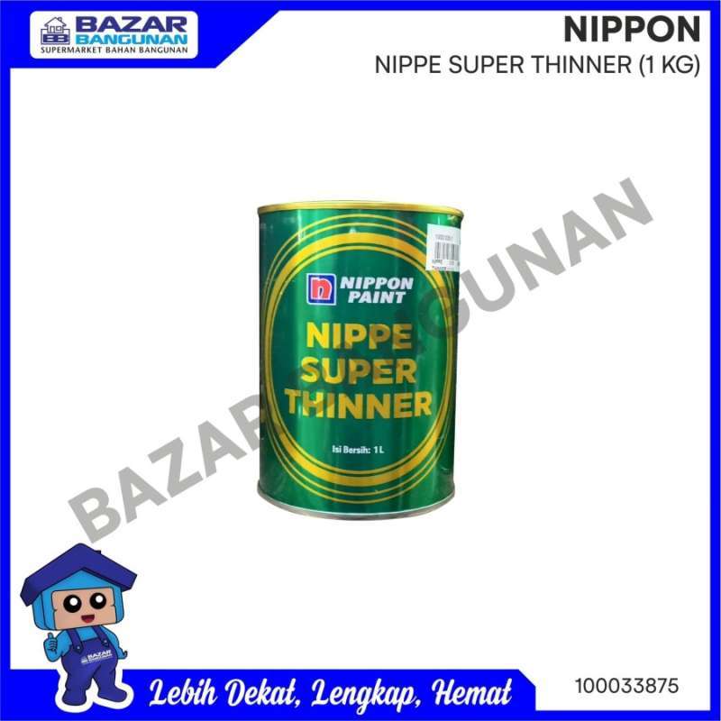 Jual THINNER TINER PENGENCER CAT NIPPON PAINT NIPPONPAINT NIPPE SUPER 1 L di Seller Bazar ...