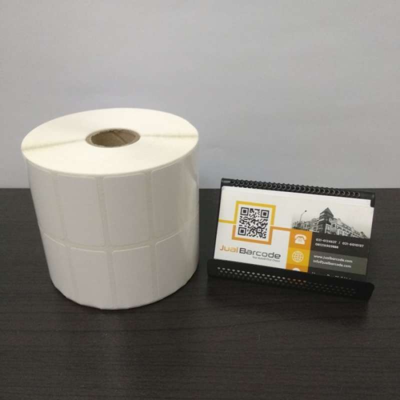 Jual LABEL BARCODE 40 X 20 (2 LINE) KERTAS STICKER LABEL SEMICOATED ...