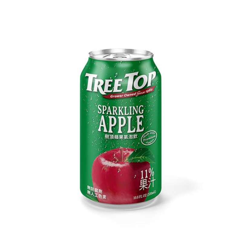 Jual Tree top tree top apple gas bubble drink 320ml * 6 cans di Seller ...