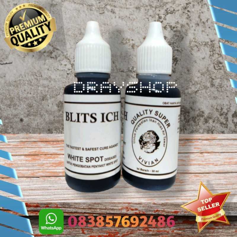 Jual Blits ich Obat biru methylene blue obat white spot 30ml di Seller ...