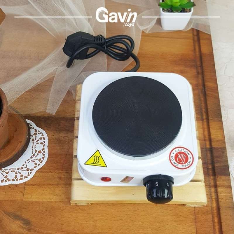 Jual Kompor Listrik Hot Plate Mini 10cm Putih Electric Stove 500 Watt ...