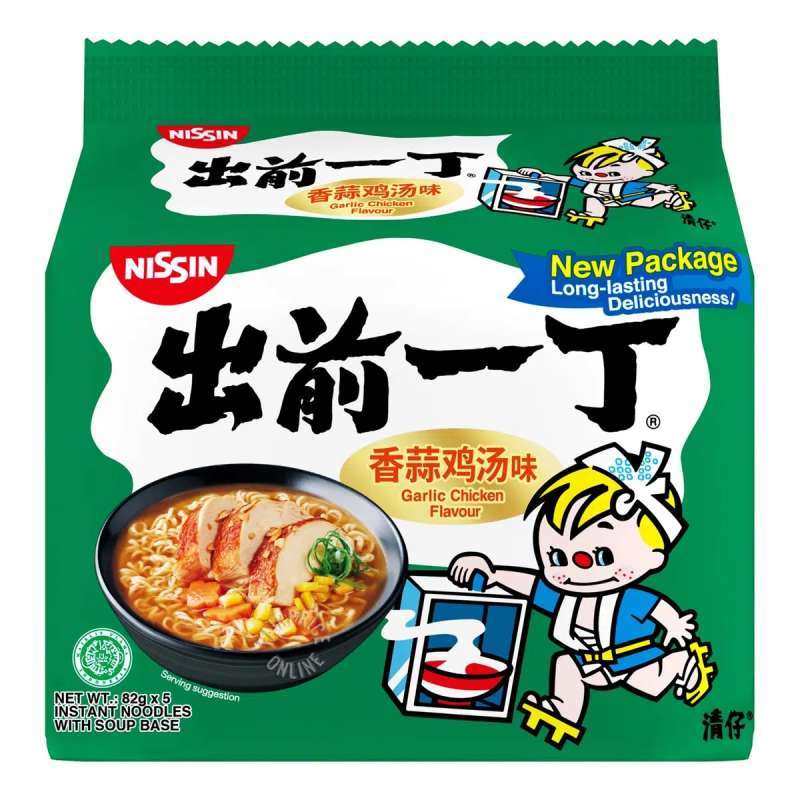 Jual Nissin Instant Noodles Garlic Chicken 5sX86g di Seller BisQuitto ...