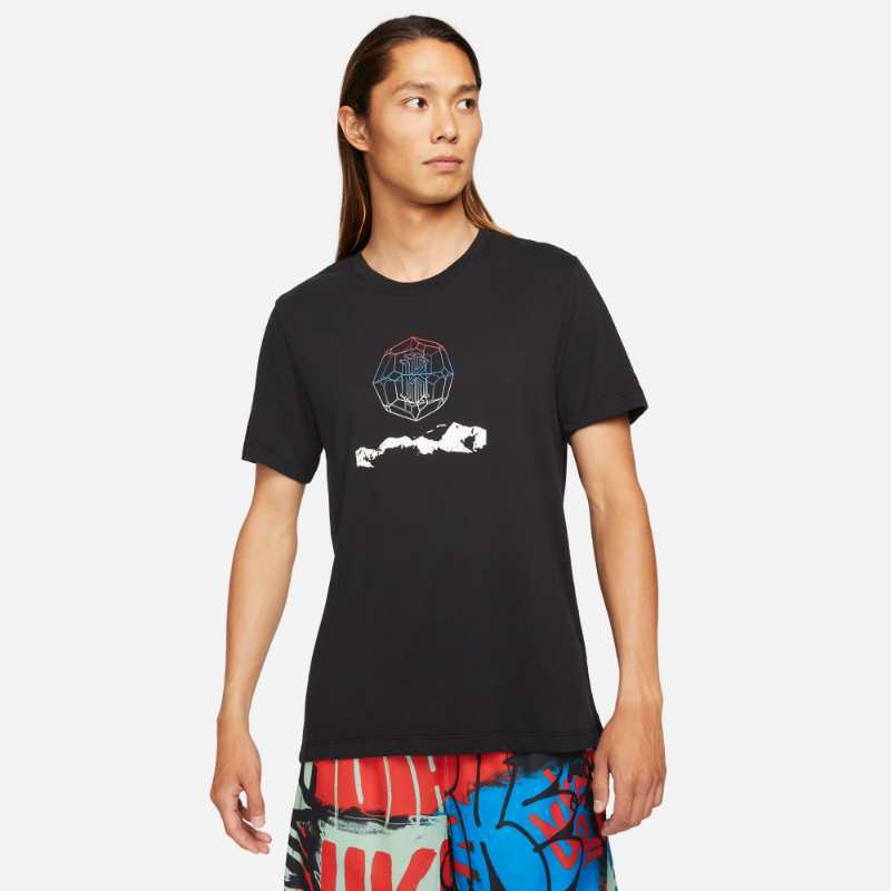 Jual NIKE Men Basketball Kyrie Dri-FIT Logo Short Sleeve Tee Kaos ...