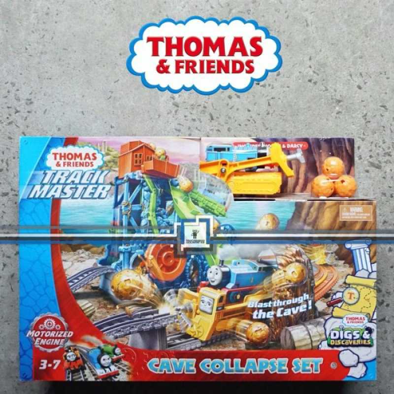 Jual Thomas & Friends TrackMaster Motorized CAVE COLLAPSE SET Darcy ...