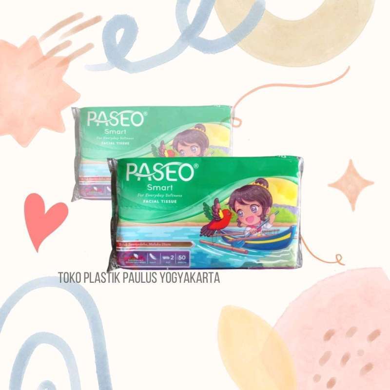 Jual tisu tissue tissu tisue paseo smart 50 sheet di Seller Toko ...