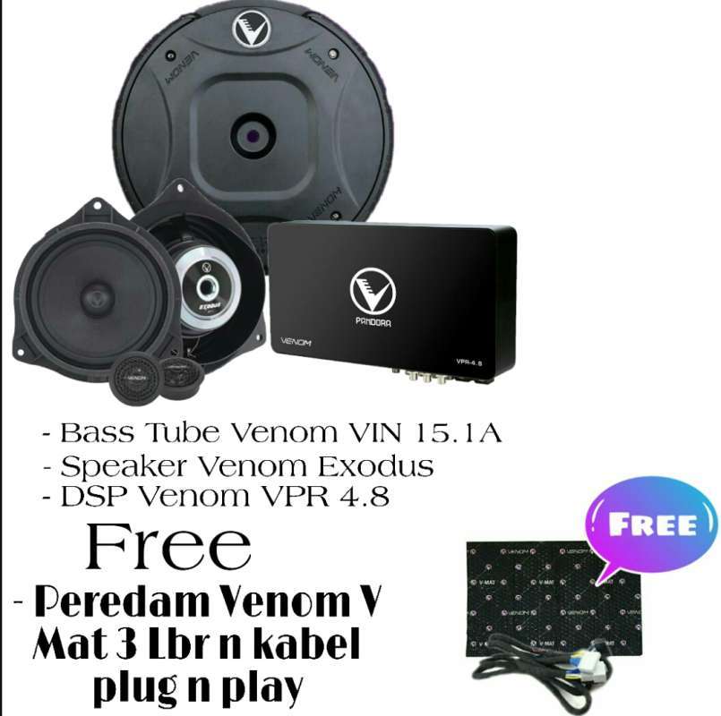 Jual Paket Dsp Venom Vpr 4.8 Subwoofer Ban Serep Inferno Vin 15.1a Di Seller Kreta Audio Bali ...