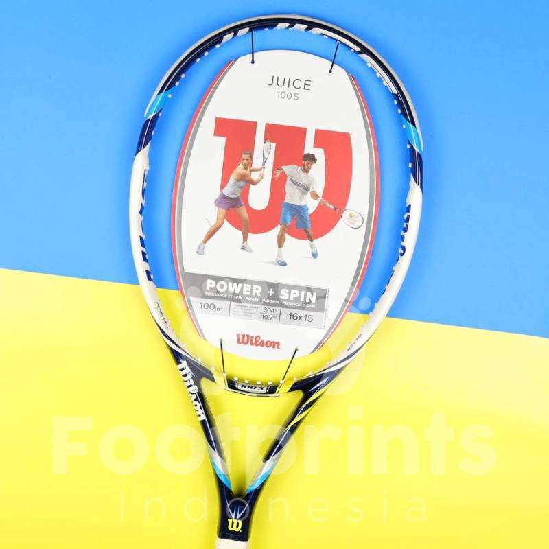 Jual Footprints Indonesia Raket Tenis Wilson Juice 100S Tennis Racket ...