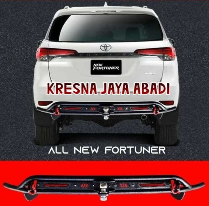 Promo TOWING BELAKANG BESI SEVEN CODE DENGAN LAMPU LED ALL NEW FORTUNER ...