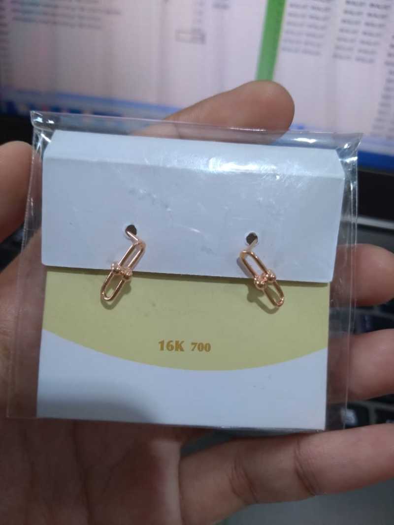 Jual Anting Tusuk Model Clip Elegant Emas Asli Di Seller Joseanshopjkt ...