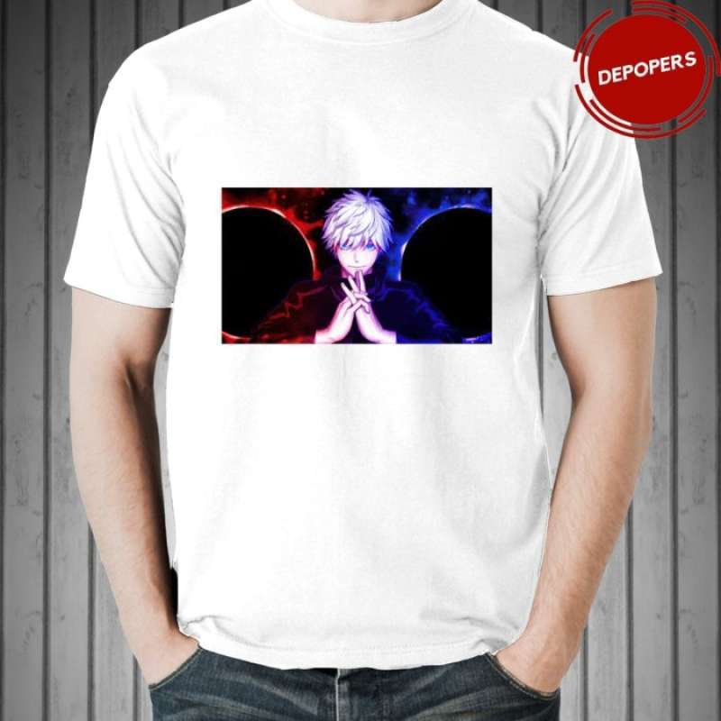 Jual KAOS GOJO SATORU ANIME JUJUTSU KAISEN GOJO SATORU BAJU KAOS di ... Jual KAOS GOJO SATORU ANIME JUJUTSU KAISEN GOJO SATORU BAJU KAOS di ...