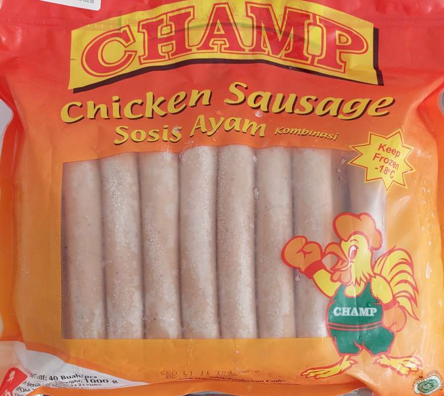 Sosis Champ Logo Jual CHAMP Sosis Ayam / Sapi 375 Gram | Shopee