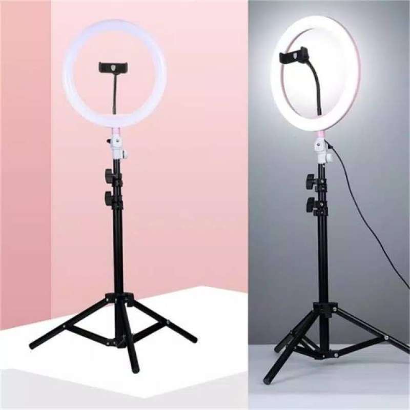 Promo TRIPOD RINGLIGHT 2 METER LIVE SELFIE KAMERA HANDPHONE RING LIGHT ...