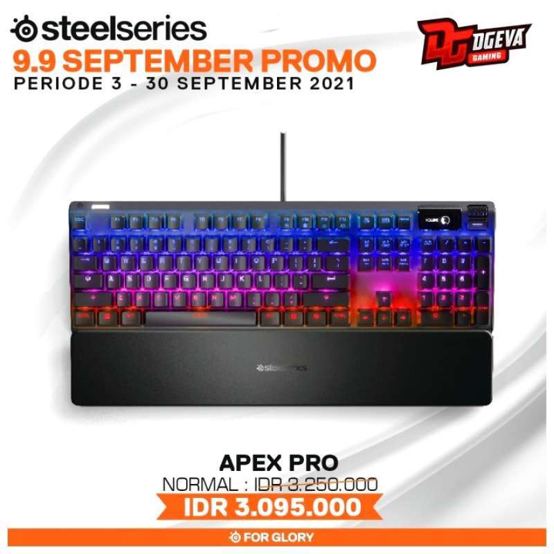 Jual Jual Steelseries Apex Pro Rgb Oled Mechanical Keyboard Gaming ...