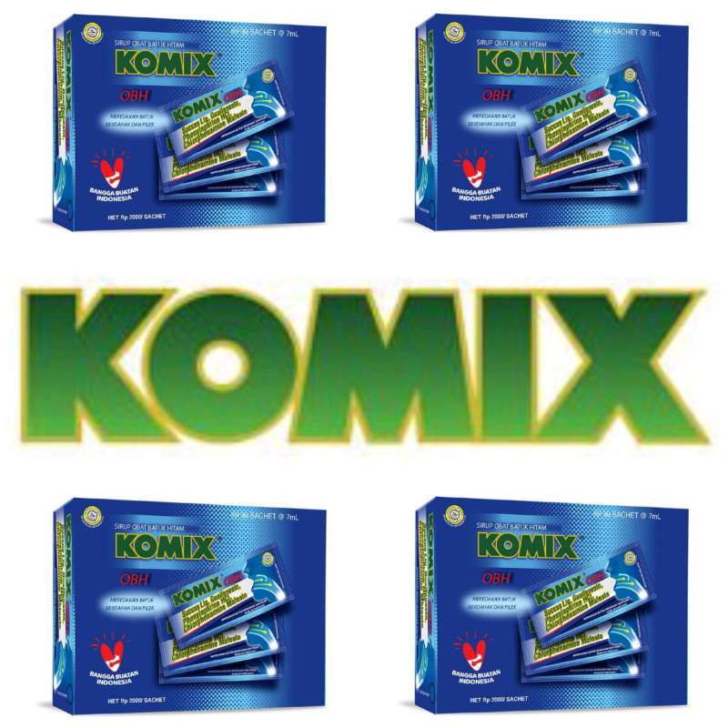 Jual Komix OBH Syrup Obat Batuk Hitam Dus 30 Sachet 7 ml di Seller ...