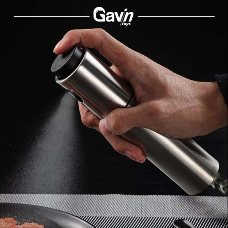 Promo Botol Minyak Semprot Stainless Cooking Oil Spray Bottle ...