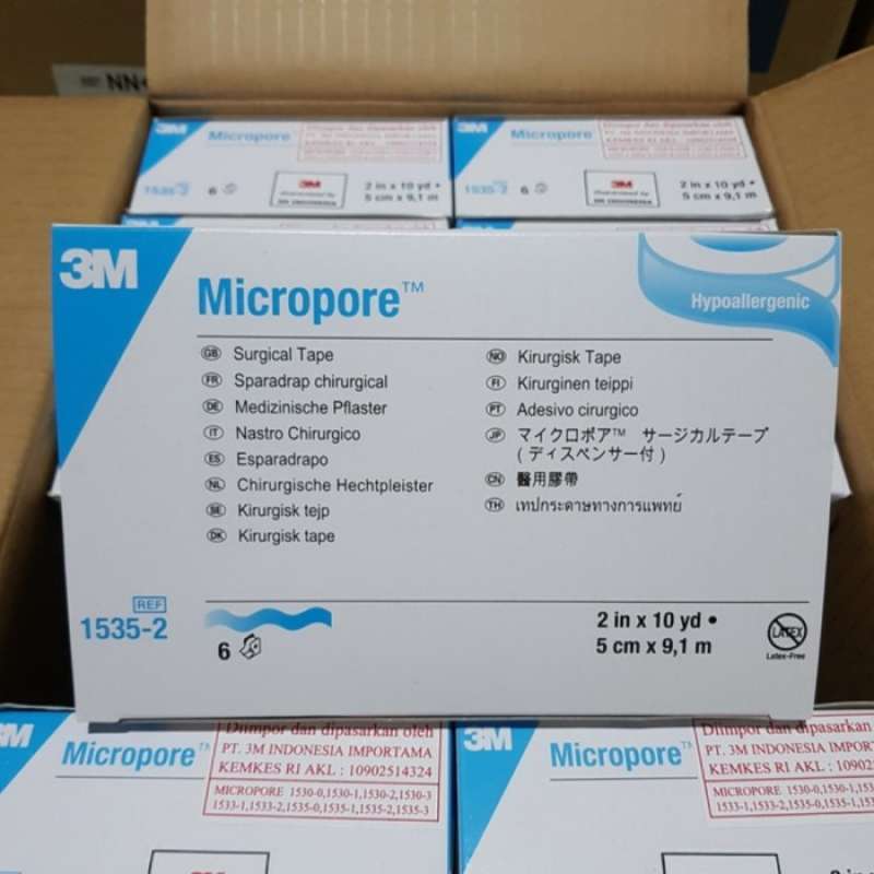 Jual MICROPORE 2 INCH / MICROPORE 2 IN / MICROPORE 3M / PLESTER 2 INCH ...