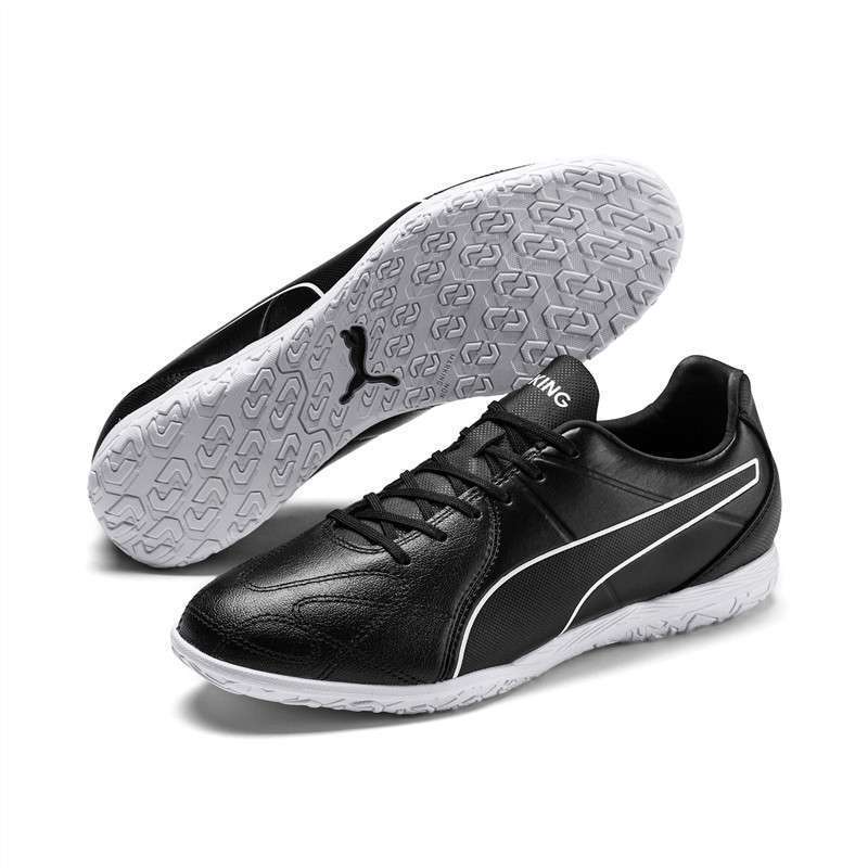Jual Sepatu Futsal PUMA KING Hero IT Puma Black-Puma White ORIGINAL ...
