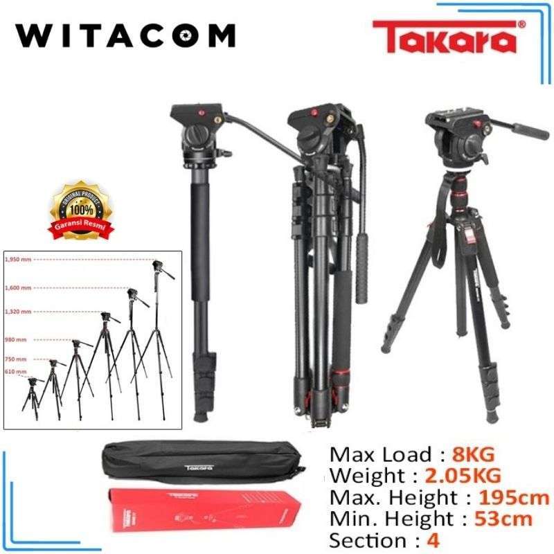 Jual TAKARA Rover 77 Light Weight Traveller Tripod for DSLR di Seller ...