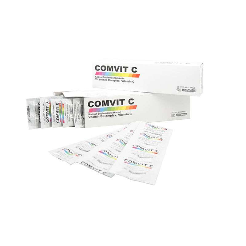 Jual NOVAPHARIN COMVIT C ISI 10 /BOX 10 STRIP @10 KAPSUL / VITAMIN C di ...