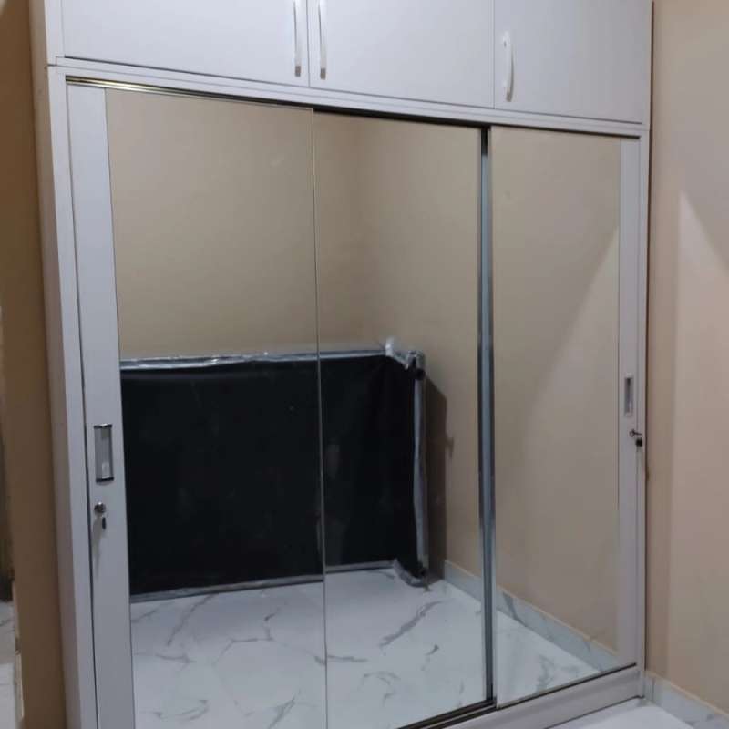 Promo Lemari Baju/ Pakaian 3 Pintu Sliding Full Kaca Box Container ...