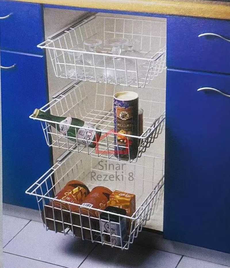Promo RAK SAYUR MODELLINE B45 LEMARI DAPUR BASKET KERANJANG PANCI ...