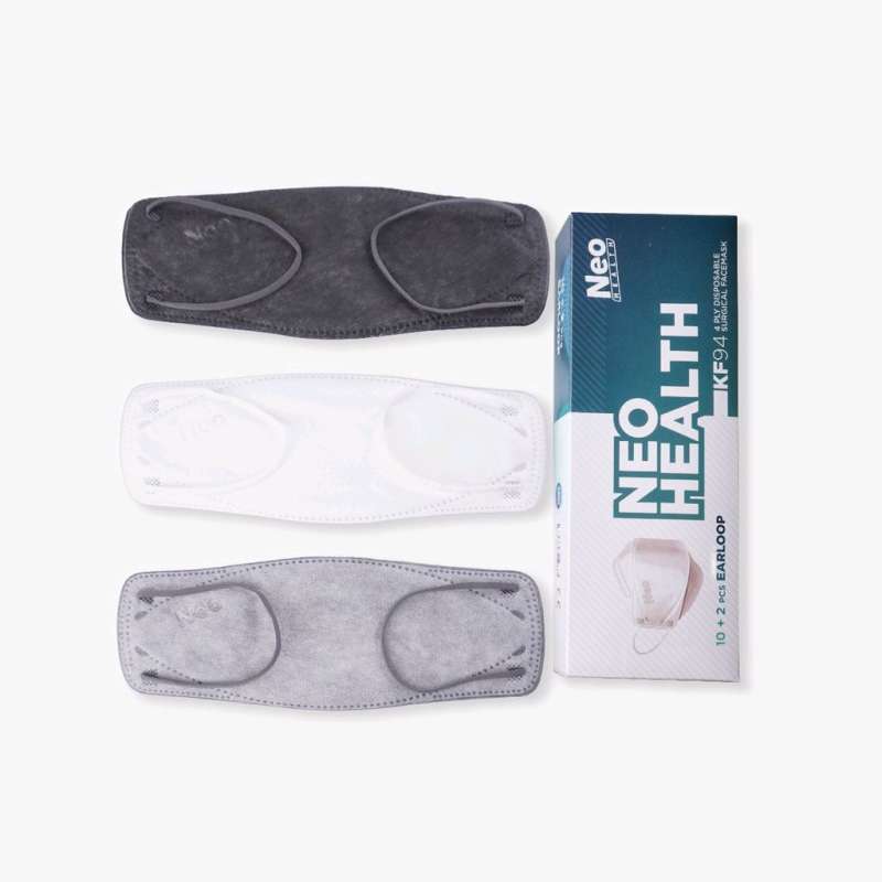 Jual Neo Mask Kf94 Masker 4 Ply Korea Warna - Warna Monochrome Di ...