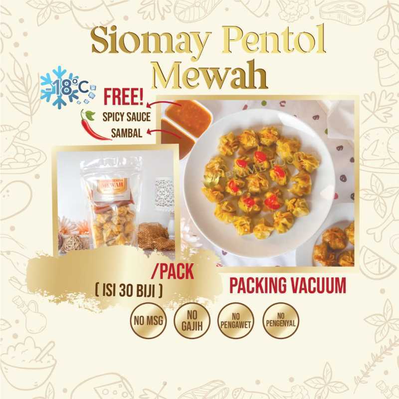 Promo Siomay Pentol Mewah isi 30bj No MSG, Pengawet, Pengenyal, Gajih ...