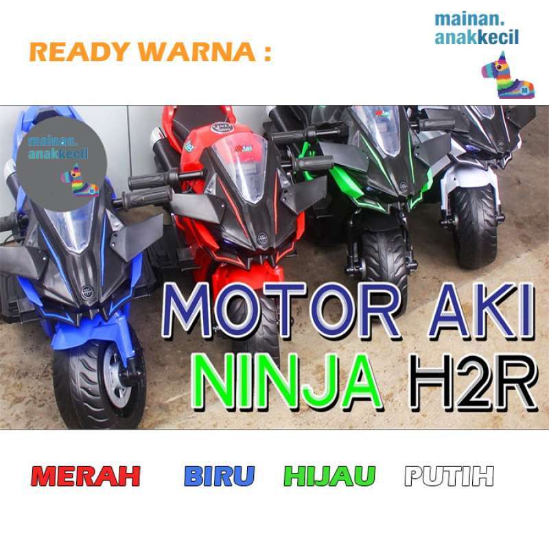 Jual Mainan Anak Motor Aki Motor Tipe Ninja Gp H2r Di Seller Mainan ...