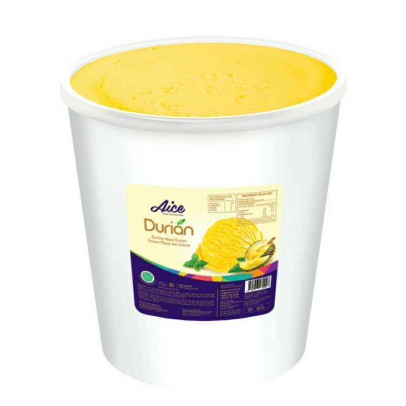 Jual Aice Ice Cream Durian (8l) - Es Krim Di Seller Cinta Kasih Ice ...