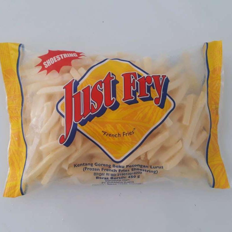 Jual Kentang Goreng Beku Just Fry JustFry Shoestring 450g French Fries Frozen di Seller ...