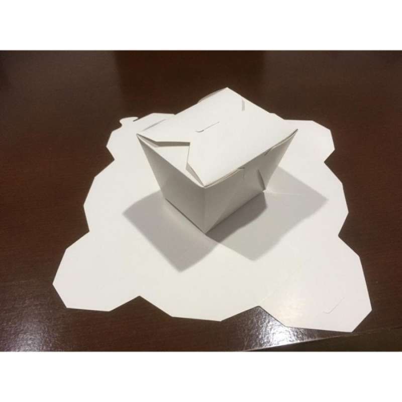 Jual Paper Bento Box / Lunch Box/ Food Pail Kertas Medium di Seller ...