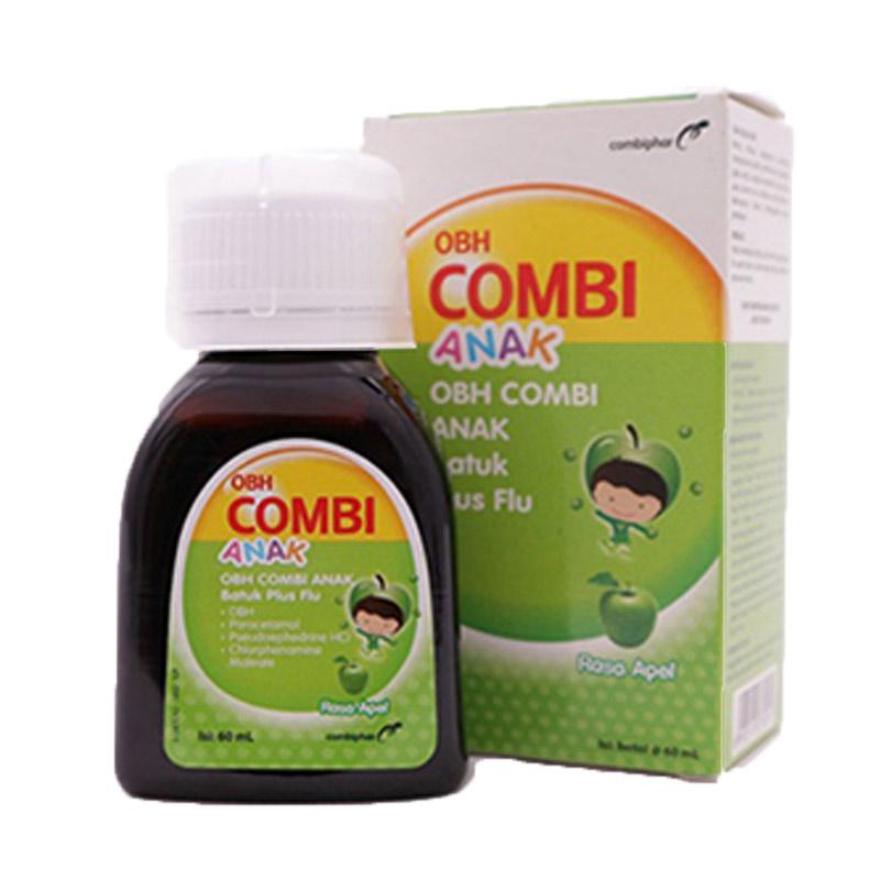 Jual Combiphar Rasa Apel OBH Combi Obat Batuk Plus Flu Anak [60 mL] di ...