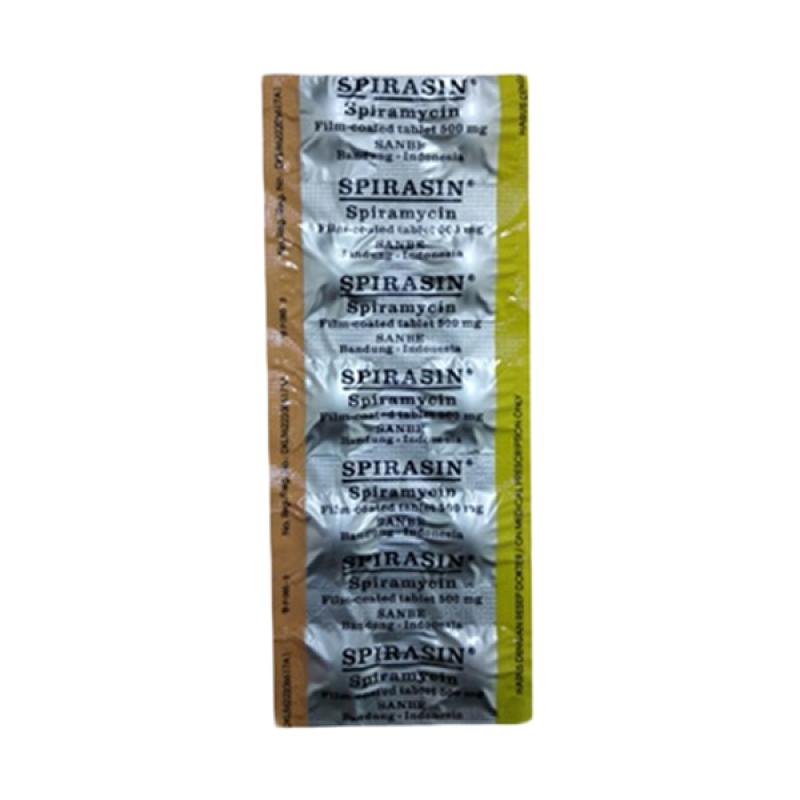 Jual Sanbe Spirasin Obat Resep Dokter [10 Tablet/ 500 Mg] Di Seller ...