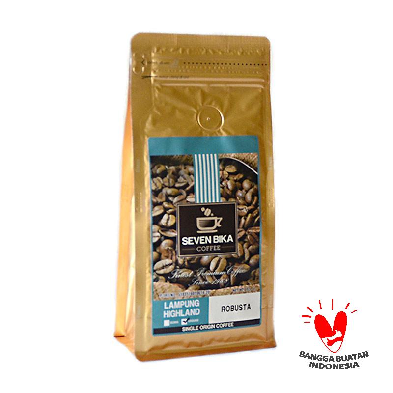 Jual Seven Bika Coffee Lampung Higland Robusta Gold Bubuk Kopi [165 g ...