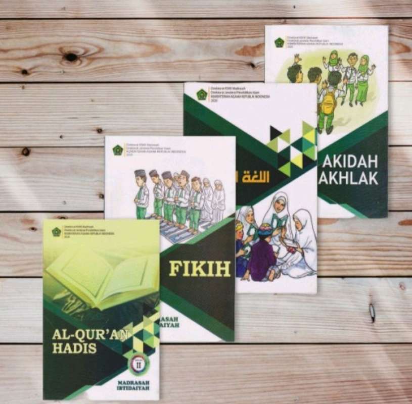 Jual Paket Buku Kelas 1 dan Kelas 2 MI Madrasah Ibtidaiyah - 4 Buku Akidah Akhlak Al Quran Hadis ...