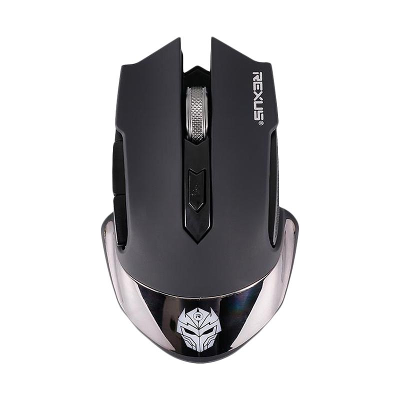 Jual REXUS RX-108 Wireless Rechargerable Gaming Mouse - #01 BLACK di ...