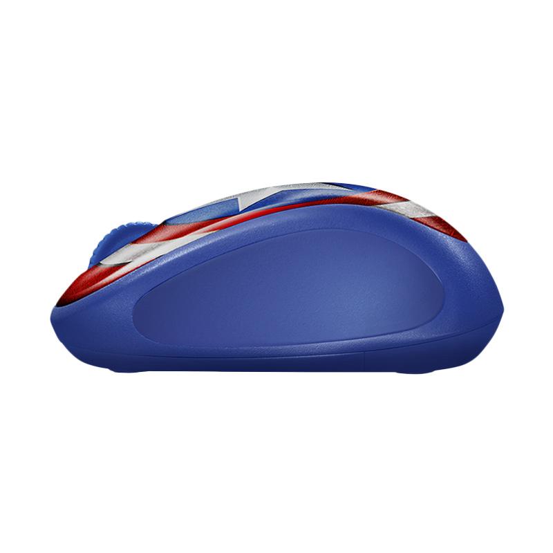 Jual Logitech M238 Marvel Collection Wireless Mouse - Captain America ...