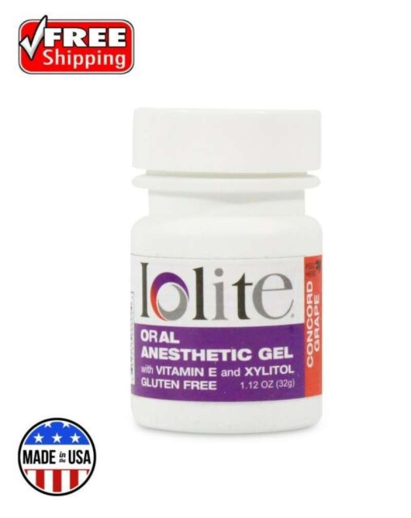 Jual ORAL ANESTHETIC GEL Lolite Benzocaine Dental Concord Grape di ...