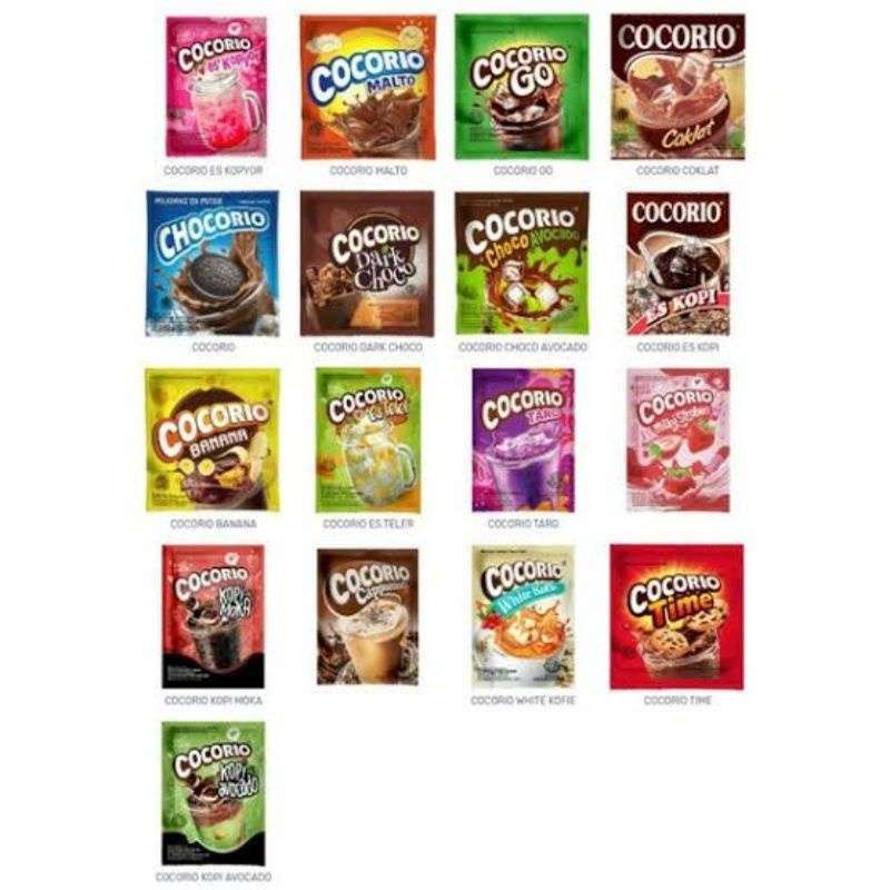 Jual es puter cocorio varian rasa renceng 10 sachet - Vanilla Blue di ...