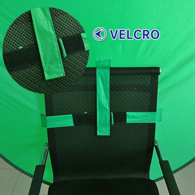 Jual Green Screen Lipat Portable Backdrop ChromaKey Zoom OBS Video Call ...
