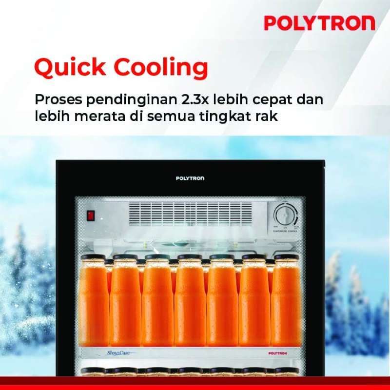 Jual Showcase Polytron Scn-187 3 Rak Display Cooler Di Seller Magictech ...
