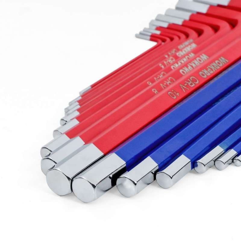 Promo Workpro Kunci L Hex Key Set Lengkap Sae Metric Mili Inchi Diskon ...