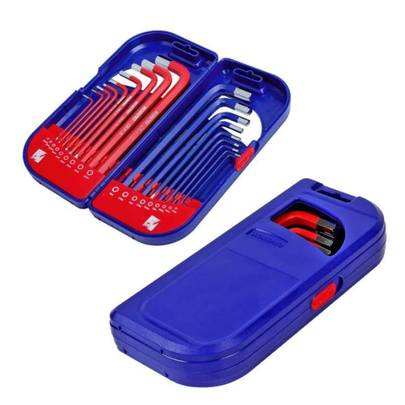 Promo Workpro Kunci L Hex Key Set Lengkap Sae Metric Mili Inchi Diskon ...