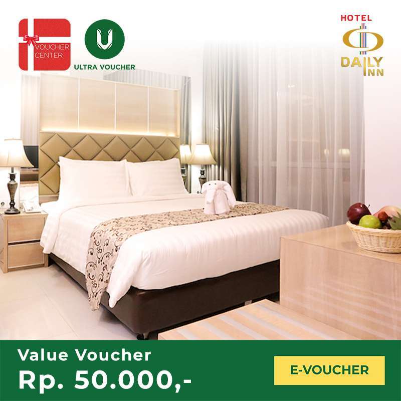 Promo Voucher Digital Hotel Daily Inn Rp. 50.000 Diskon 1% Di Seller ...