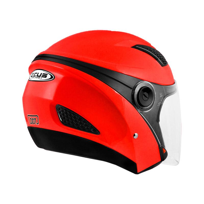 Jual Zeus ZS-610 Helm Half Face - Red XXL di Seller Mitra Jaya ...