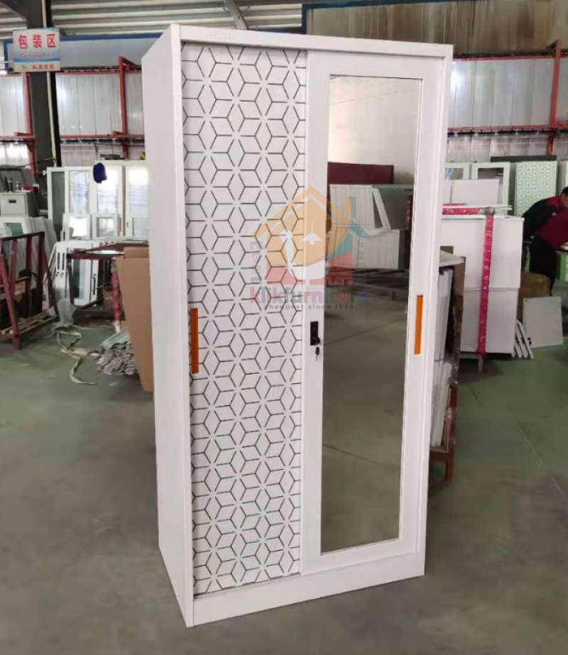 Promo PROMO Lemari Pakaian Besi Pintu SLIDING Anti Rayap Banjir VECTOR ...