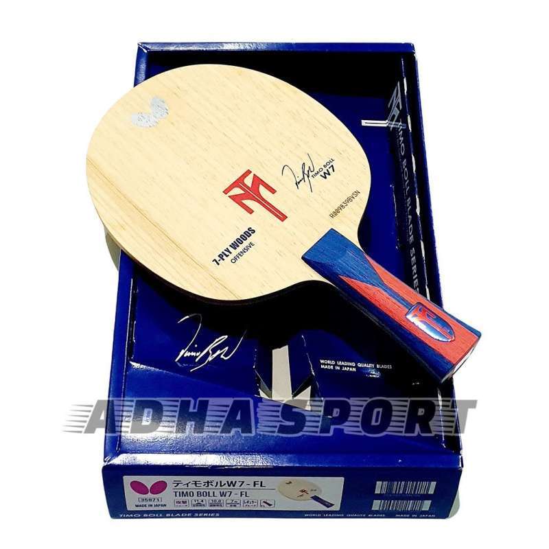 Jual Butterfly Timo Boll W7 - Kayu Bet / Blade Pingpong Tenis Meja Original ADHA SPORT di Seller ...