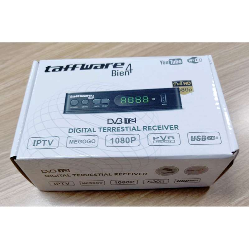 Jual Set Top Box Tv Digital Taffware Bien 4 Bisa Youtube Support Dongle ...