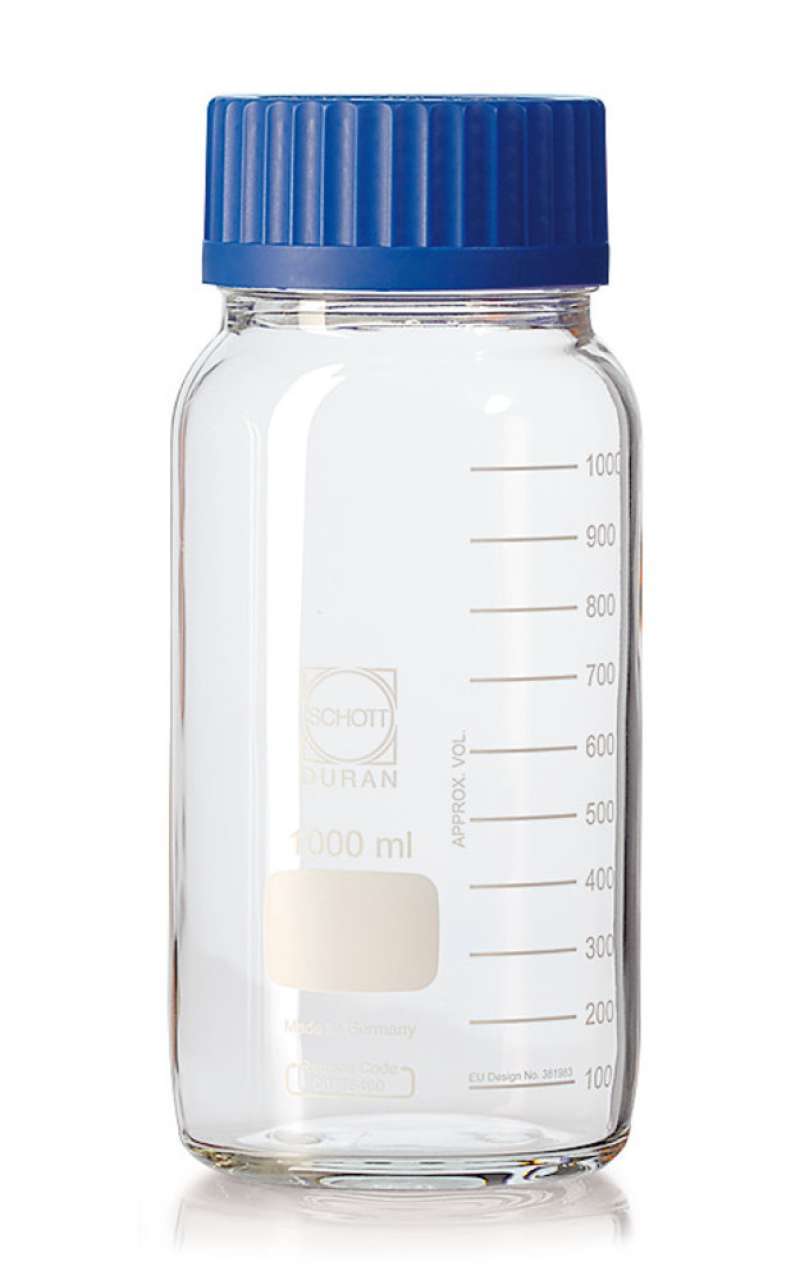 Jual Duran Botol 1000 ml Mulut Lebar - Laboratory Bottle Wide Mouth di ...